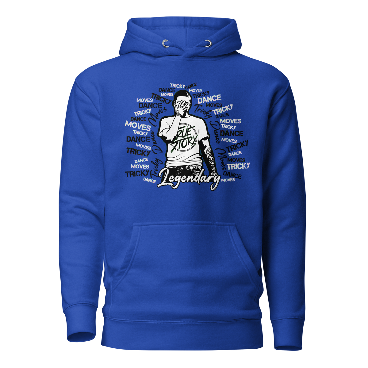 Legendary Hoodie - White/Black – Truestory Merch
